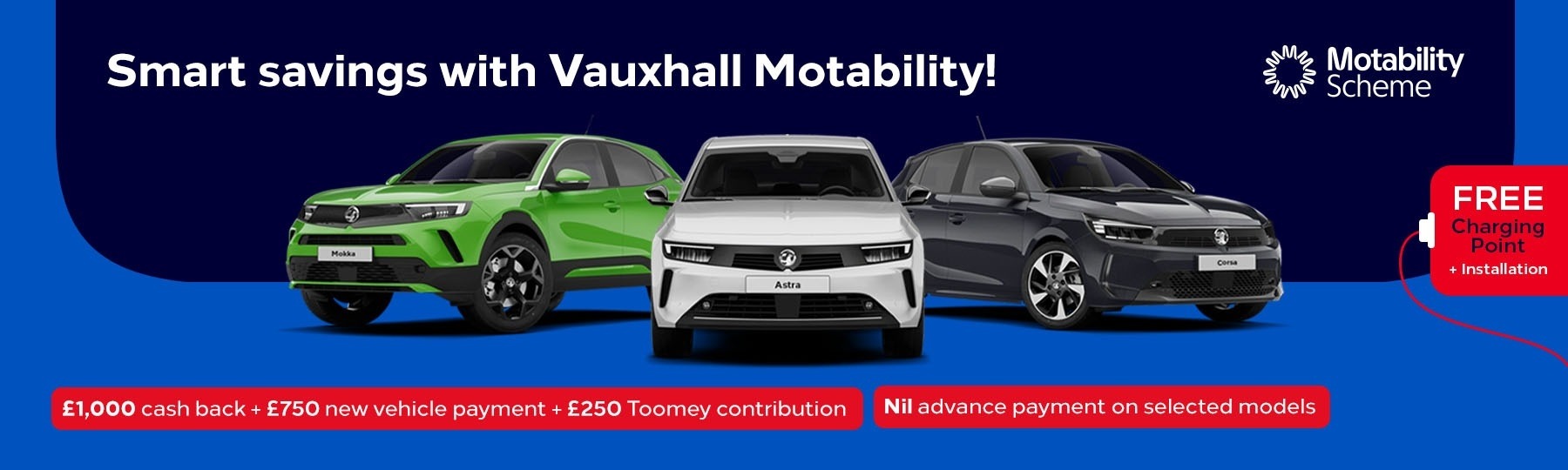 Vauxhall Launches New Motability Offer with Zero Advanced Payment