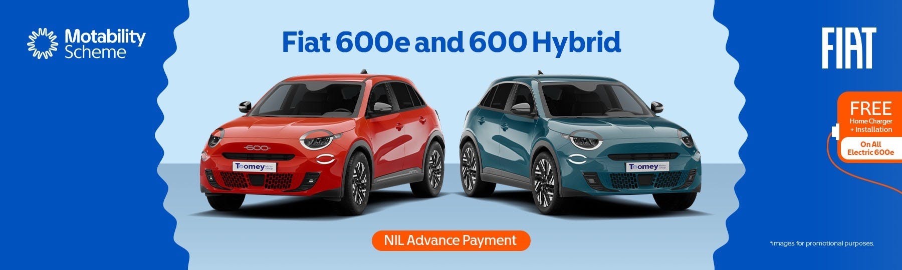 Fiat Motability Cars | Finance Available | Toomey FIAT