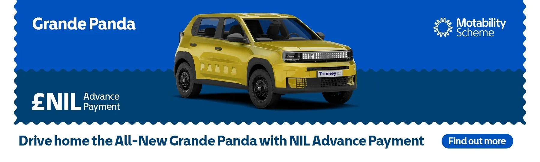 Fiat Motability Cars | Finance Available | Toomey FIAT